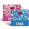 CMA Badge Buddy Pink/Blue Horizontal Heavy Duty with Medical Icons ...