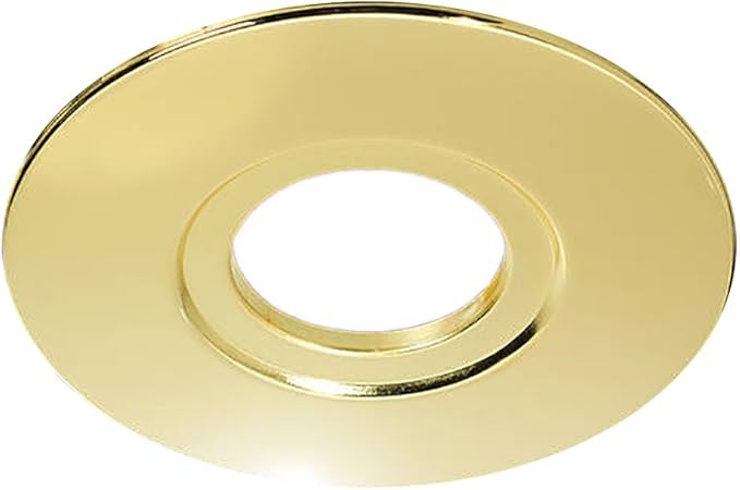 LedTek Hole Conversion Plate Brass for COB LED Fire Rated Downlight 12 ...