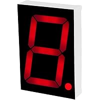 Amazon.com: uxcell Common Anode 10 Pin 1 Bit 7 Segment Display 2.2 x 1. ...