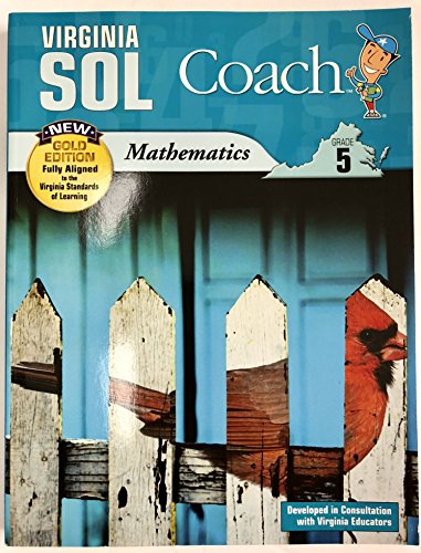 Virginia SOL Coach: Mathematics Grade 5: The Coach Team: 9780783681351 ...