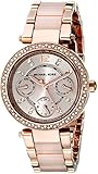 Amazon.com: Michael Kors Women's Mini Parker Two-Tone Watch MK6110 ...