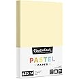 Amazon.com : Ivory Pastel Colored Menu Paper - 8.5" x 14" (Legal Size ...