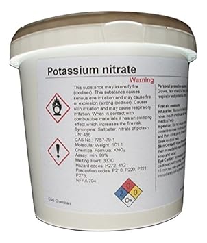 C&G Chemicals 1.5kg potassium nitrate (saltpetre) crystals. Assay: 99% ...