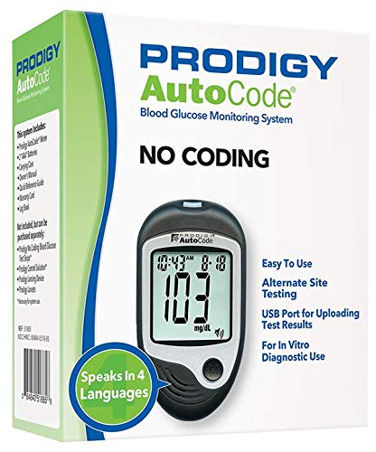Prodigy - 38484051850 Autocode Talking Blood Glucose Monitoring Meter ...