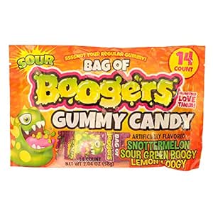 Amazon.com : Flix Candy (1) Bag of Sour Boogers SsssNot Your Regular ...