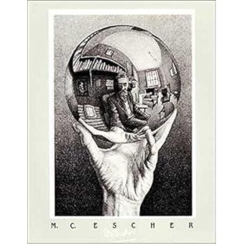 Amazon.com: Hand with Reflecting Sphere, Art Poster by M.C. Escher ...
