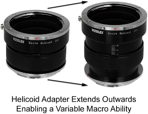 Vizelex Macro Focusing Helicoid for Nikon G and DX Lenses to Nikon DSLR ...