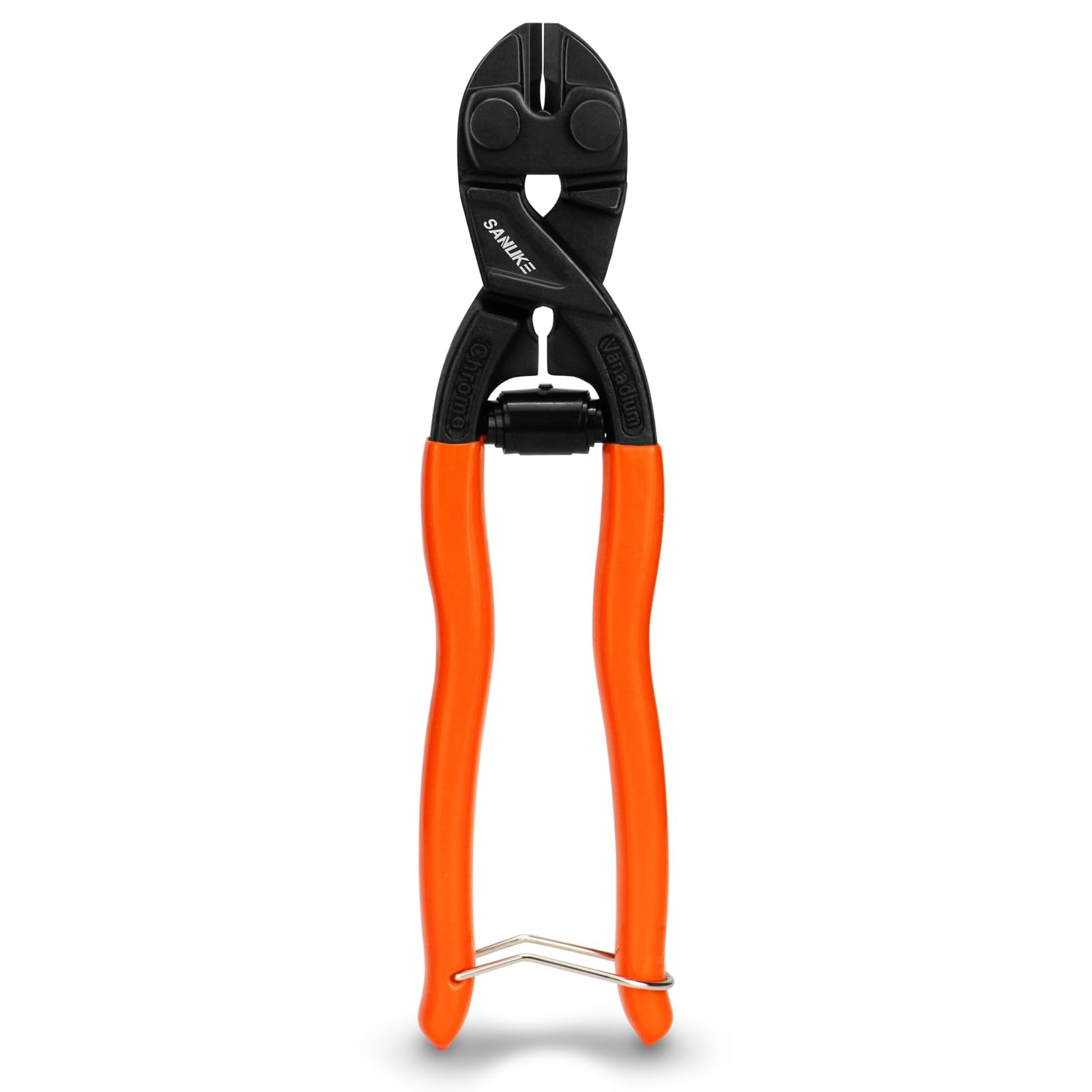 Sanuke 8-inch Mini Bolt Cutter with Recess and Spring, Heavy Duty Bolt ...