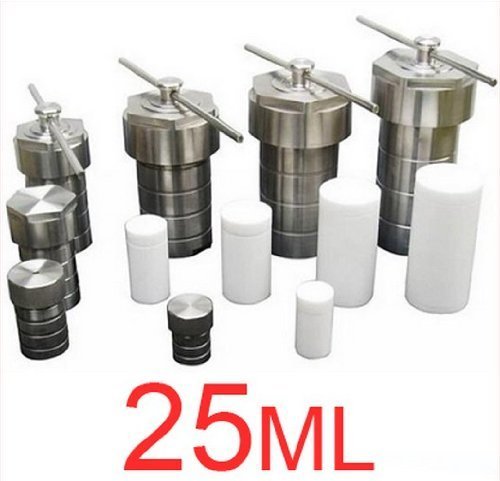 Buy 25ml Teflon Lined Hydrothermal Synthesis Autoclave Reactor (Customizable) ,laboratory ...