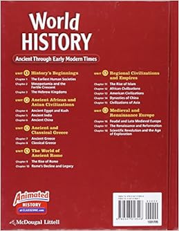 Amazon.com: World History: Ancient Through Early Modern Times ...