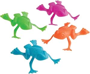 Amazon.com: US Toy Jumping Frog Toy (Lot of 36), Assorted Color: Arts ...