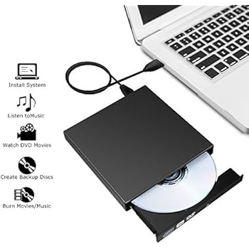 Amazon.com: External Optical Drive USB 2.0 DVD/CD Player For Mac ...