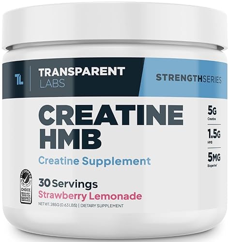Transparent Labs Creatine HMB - Creatine Monohydrate Powder with HMB ...