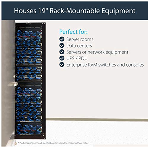 StarTech.com 42U Open Frame Server Rack - 994.5lbs capacity - 4 Post Adjustable Depth (22" to 40 ...