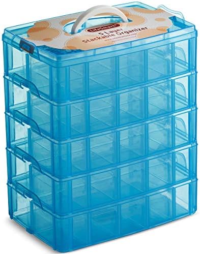 LifeSmart Stackable Bead Storage Organizer Box | DIY Art Craft Case ...