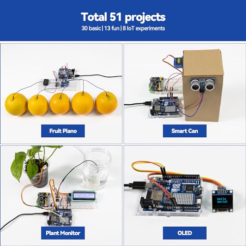 SunFounder Elite Explorer Kit With Original Arduino Uno R4 WiFi, RoHS ...
