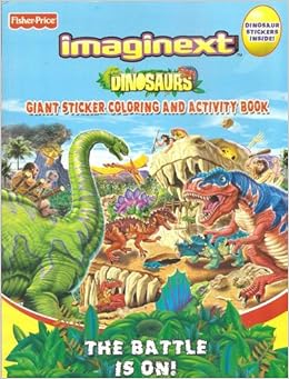 Imaginext Dinosaurs, The Battle Is On!: Giant Coloring and Activity ...