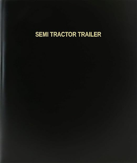 Amazon.com : BookFactory Semi Tractor Trailer Log Book/Journal/Logbook ...