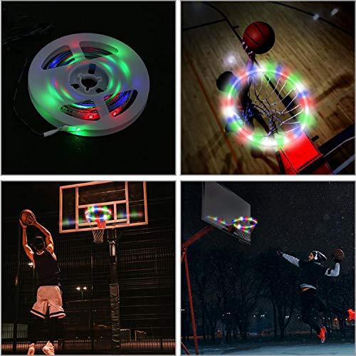 LED Basketball Hoop Lights IP65 Waterproof Basketball Rim Light, 4.9ft ...