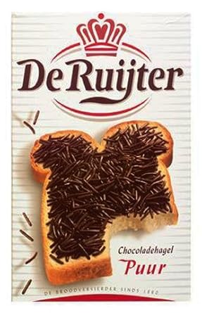 De Ruijter Pure Chocolate Sprinkles / Chocoladehagel Puur, 1.5 Kg ...
