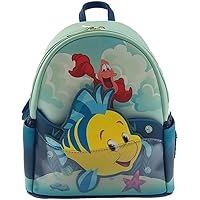 Amazon.com | Loungefly Disney Mini Backpack, The Little Mermaid ...