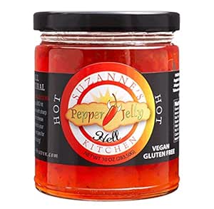 Amazon.com : Suzanne's Kitchen Jelly Hell, Hot Pepper, 10 Ounce ...