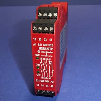 ALLEN BRADLEY GUARDMASTER 24VDC SAFETY RELAY MSR127TP / 440R-N23132 SER ...