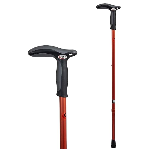 Carex Walking Cane and Hiking Cane, Height Adjustable Cane, Latex Free ...