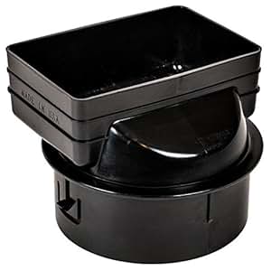 Advanced Drainage Systems 0664AA Downspout Adaptor, 6" x 4" x 6 ...