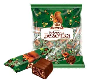 Amazon.com : Belochka Chocolate Candies Squirrel Imported Russian ...