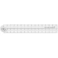 Amazon.com: Designphil Compact Acrylic Multi Ruler 30cm Clear (42237006 ...