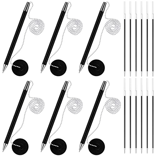 Marspark 6 Pieces Pen Chains Counter Secure Pen Security Holders and 12 ...