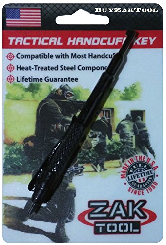 Zak Tool ZT14-XL Aluminum Extra Long 5" Handcuff Standard Cuff Key ...
