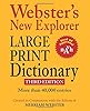 Webster's New Explorer Large Print Dictionary, Newest Edition in Saudi ...