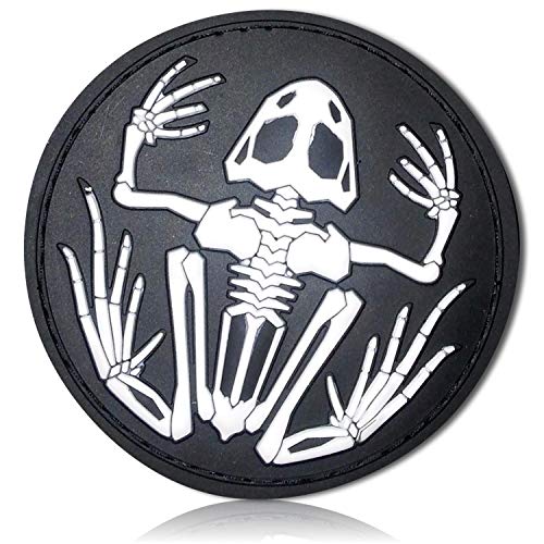 Buy Creepy Skeleton s Amphibian Frog Body Circular Circle Navy Seal 3D ...