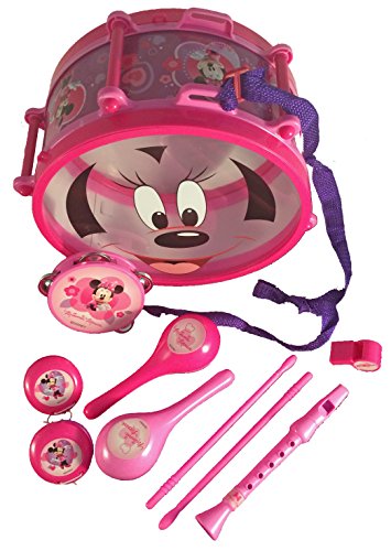 Disney Minnie Mouse Party Band 10 Piece Play Set Music Instruments ...