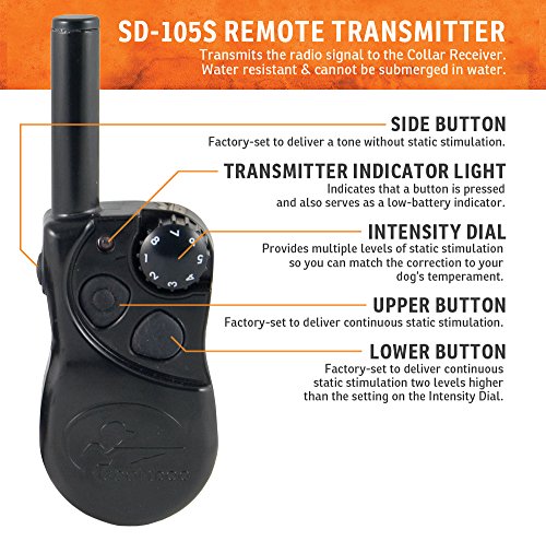 SportDOG Brand YardTrainer 105S Stubborn Dog Remote Trainer - 100 Yard ...