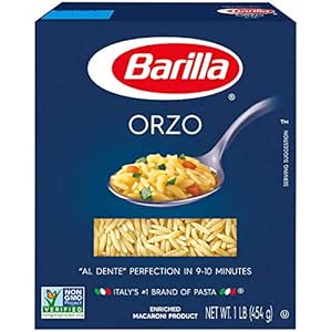 Amazon.com : Orzo Pasta, 16 Ounce -- 16 Case : Grocery & Gourmet Food