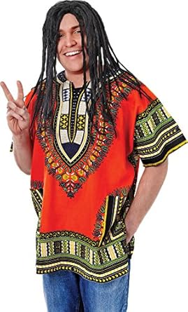 Mens Fancy Dress Music Party Reggae Man Rasta Style Fake & Artificial ...