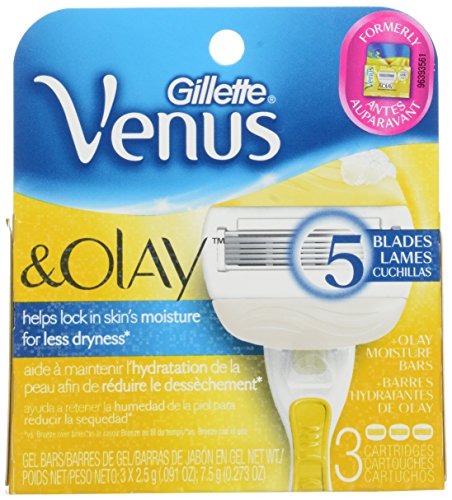 Gillette Venus & Olay Women's Razor Blade Refills, 3 Count - Want It All
