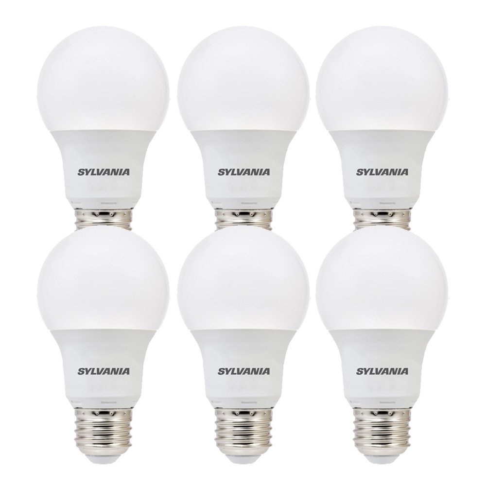 SYLVANIA Contractor Series LED A19 Lamp/Value non-dimmable LED Light Bulb/Replacing 60W ...