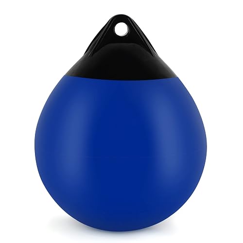 VEITHI 1 Pack Boat Buoy Ball Anchor Buoy Round Boat Fenders,Vinyl ...
