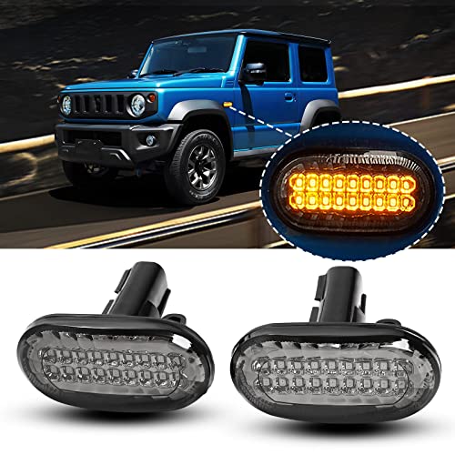 Mixsuper LED Side Marker Lights Compatible with Suzuki Jimny JB74W/JB64 2018 2019 2020 2021 2022 ...