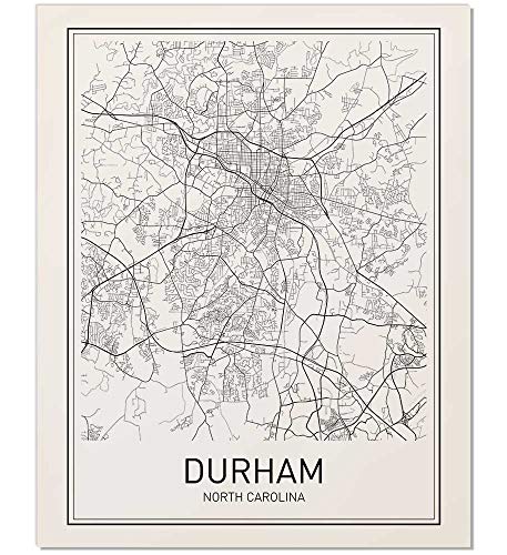 Buy Durham , Durham , of Durham, City s, Modern Art, City Prints, Wall ...