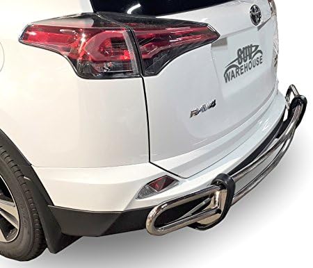 Wynntech Rear Bumper Guard for 2013-2017 Toyota Rav4 - Double Pipe ...