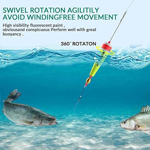 THKFISH Fishing Bobbers Fishing Floats Weighted Bobbers for Fishing ...