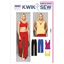 Amazon.com: Kwik Sew K3660 Top Sewing Pattern, Bra and Pants: Arts ...