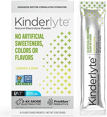 Kinderlyte Advanced Electrolyte Powder | Natural, 4-5x More ...