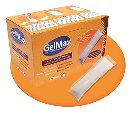 Gelmax Absorbent Biohazard Body Fluid Clean Up - 100 x 7g Sachets ...