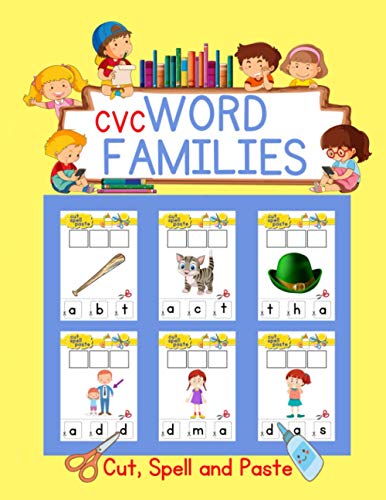 Amazon.com: CVC Word Families: Cut, Spell and Paste: A Fun System for ...
